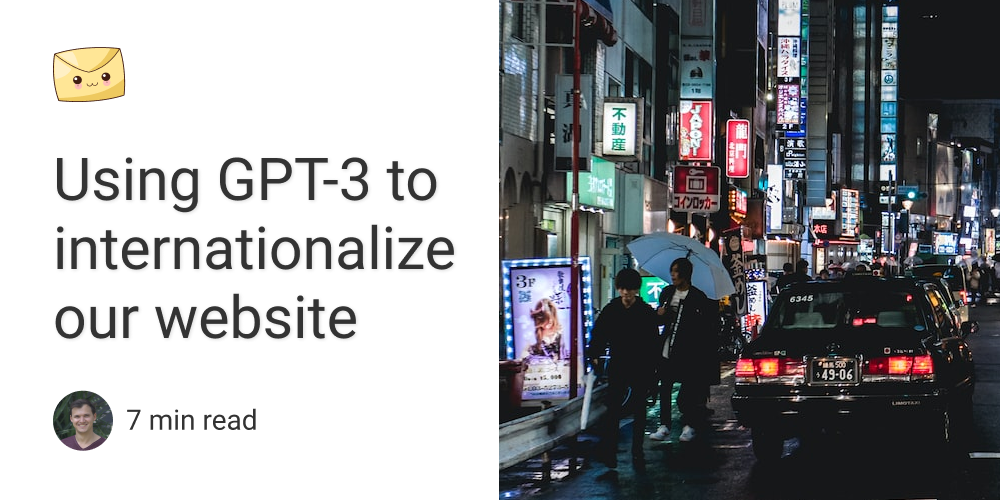 Internationalizing our website with GPT-3